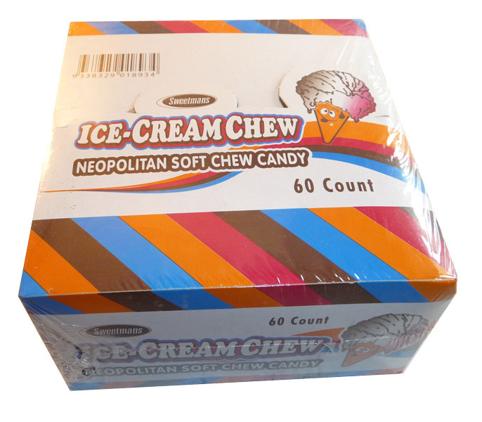 Ice Cream Chews - buy at The Professors Online Lolly Shop (2632)