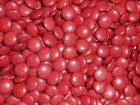 Choc Drops - Red Single Colour Smarties clones online at The Professors ...