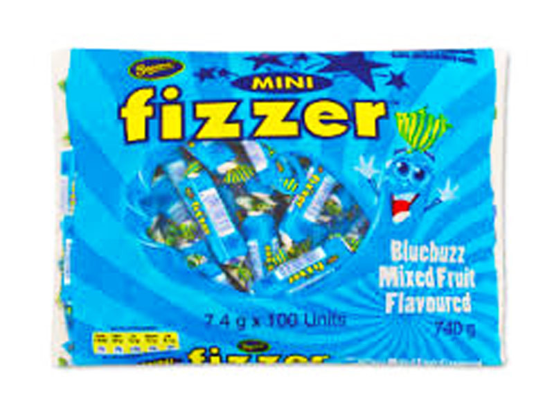 Beacon Mini Fizzers - Blue Buzz - buy at The Professors Online Lolly ...