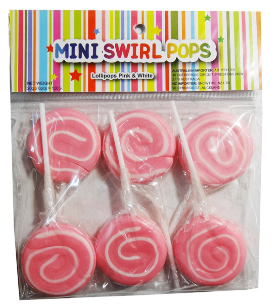 Mini Swirl Pops - Blue and White, and other Confectionery at Australias ...