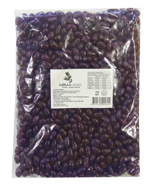 Mini Jelly Beans - Light Purple with a Grape Flavour, and other ...