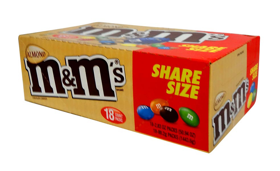 M&M Almond share size online at The Professors Online Lolly Shop (6208)