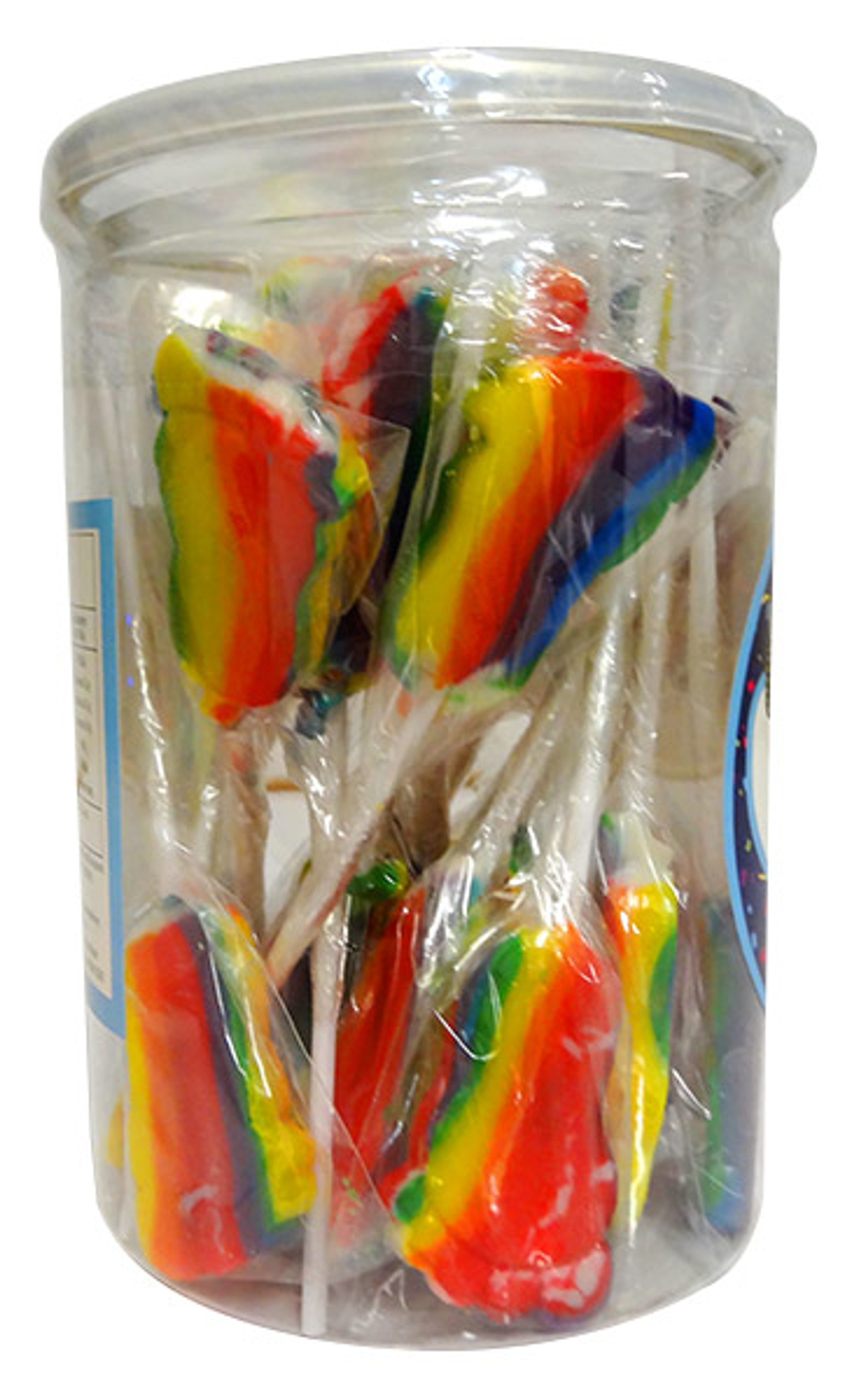 Candy Showcase Foot Pops Rainbow Buy At The Professors Online Lolly Shop 7758