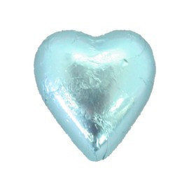 Chocolate Gems - Chocolate Hearts - Light Blue Foil, and other ...