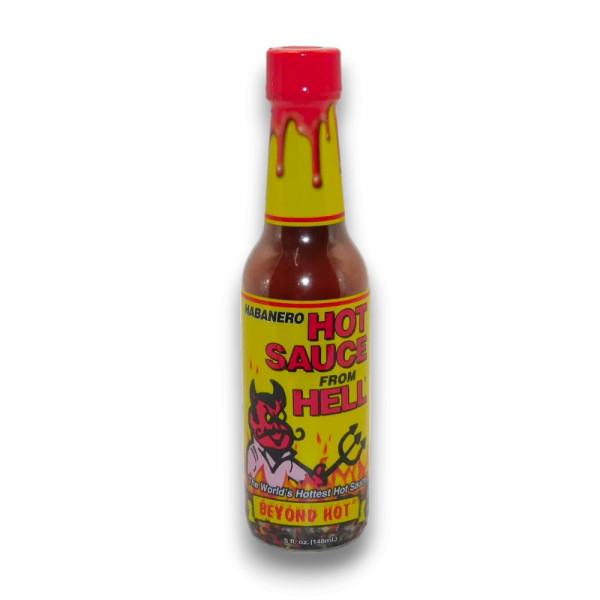 From Hell Habanero Hot Sauce 148ml Bottle - Extreme Heat