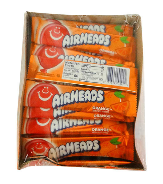 AirHeads - Orange - purchase at The Professors Online Lolly Shop (12555)