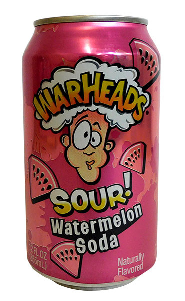 Warheads Sour Soda - Watermelon - buy at The Professors Online Lolly ...