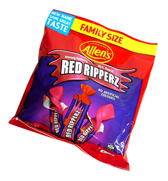 Allens Family Bag - Red Ripperz, and other Confectionery at Australias ...