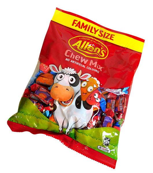 Allens Family Bag - Chew Mix online at The Professors Online Lolly Shop ...