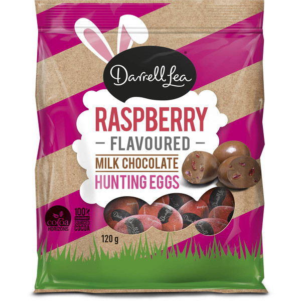 Get Darrell Lea Milk Chocolate Raspberry Foiled Eggs at The Professors ...