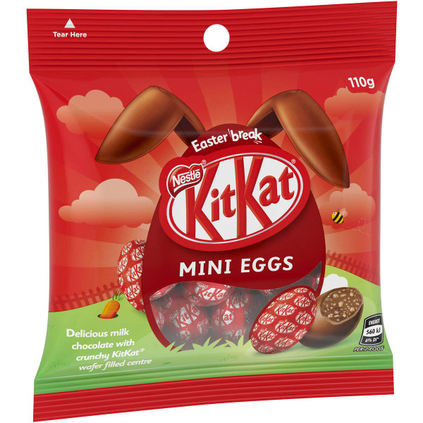 Kit Kat Mini Eggs - purchase at The Professors Online Lolly Shop (12847)