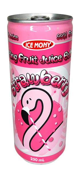 Ice Mony - Sparkling Fruit Juice Bubbles - Strawberry - buy at The ...