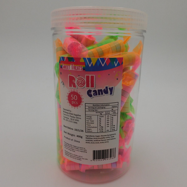 Get Sweet Treats - Roll Candy at The Professors Online Lolly Shop (13157)