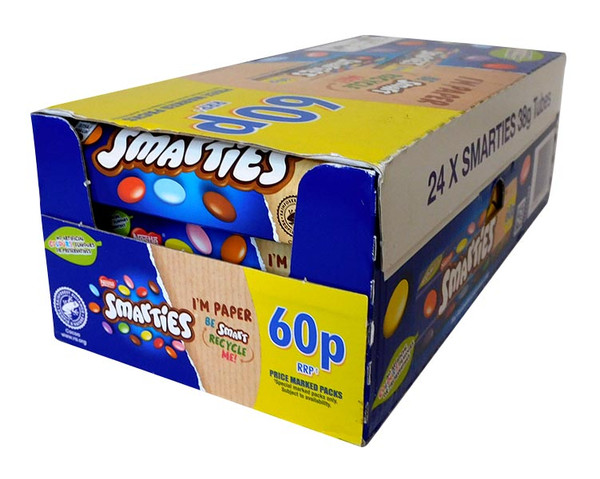 Smarties Hexatube online at The Professors Online Lolly Shop (13177)