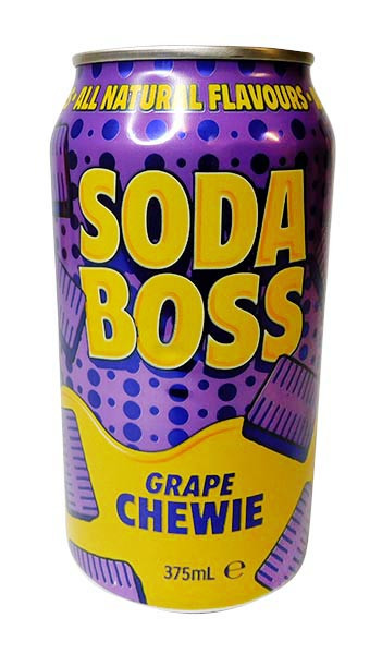 Soda Boss - Grape Chewie - buy at The Professors Online Lolly Shop (13232)