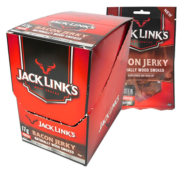 Jack Links Bacon Jerky - Wood Smoked - buy at The Professors Online ...