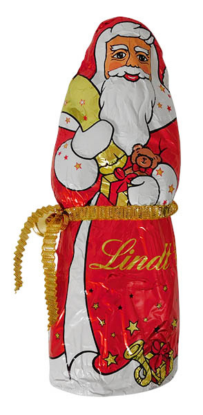 Lindt Milk Chocolate Santa (125g)