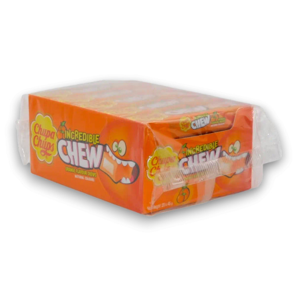 Chupa Chups Incredible Chew Orange 20x45g