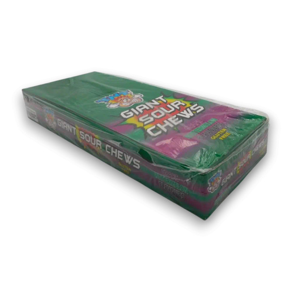 TNT - Giant Sour Chews - Watermelon/Grape (Display unit | 24 x 40g bars)