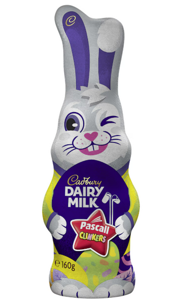 Cadbury - Dairy Milk - Pascall Clinker Easter Bunny (160g Hollow Bunny)