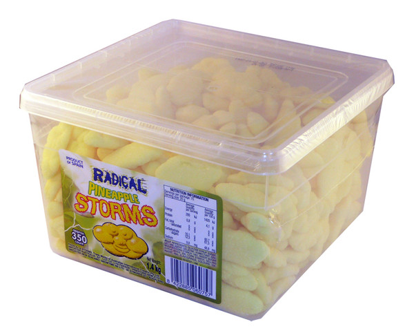 Radical Storms - Pineapple - buy at The Professors Online Lolly Shop (1960)