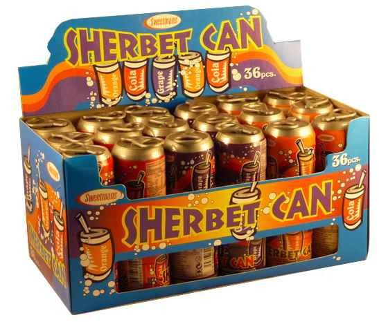 Sherbet Cans - buy at The Professors Online Lolly Shop (1970)