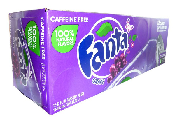 Fanta Grape Soft Drink (12 x 355ml Cans)
