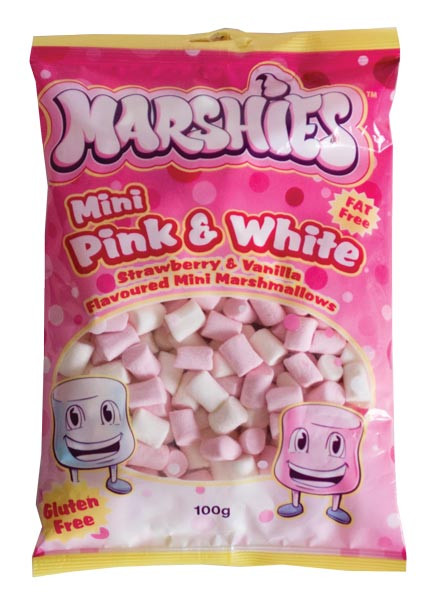 Get Marshies Pink and White Mini Marshmallows at The Professors Online ...