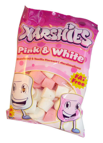 Get Marshies Pink and White Marshmallows at The Professors Online Lolly ...