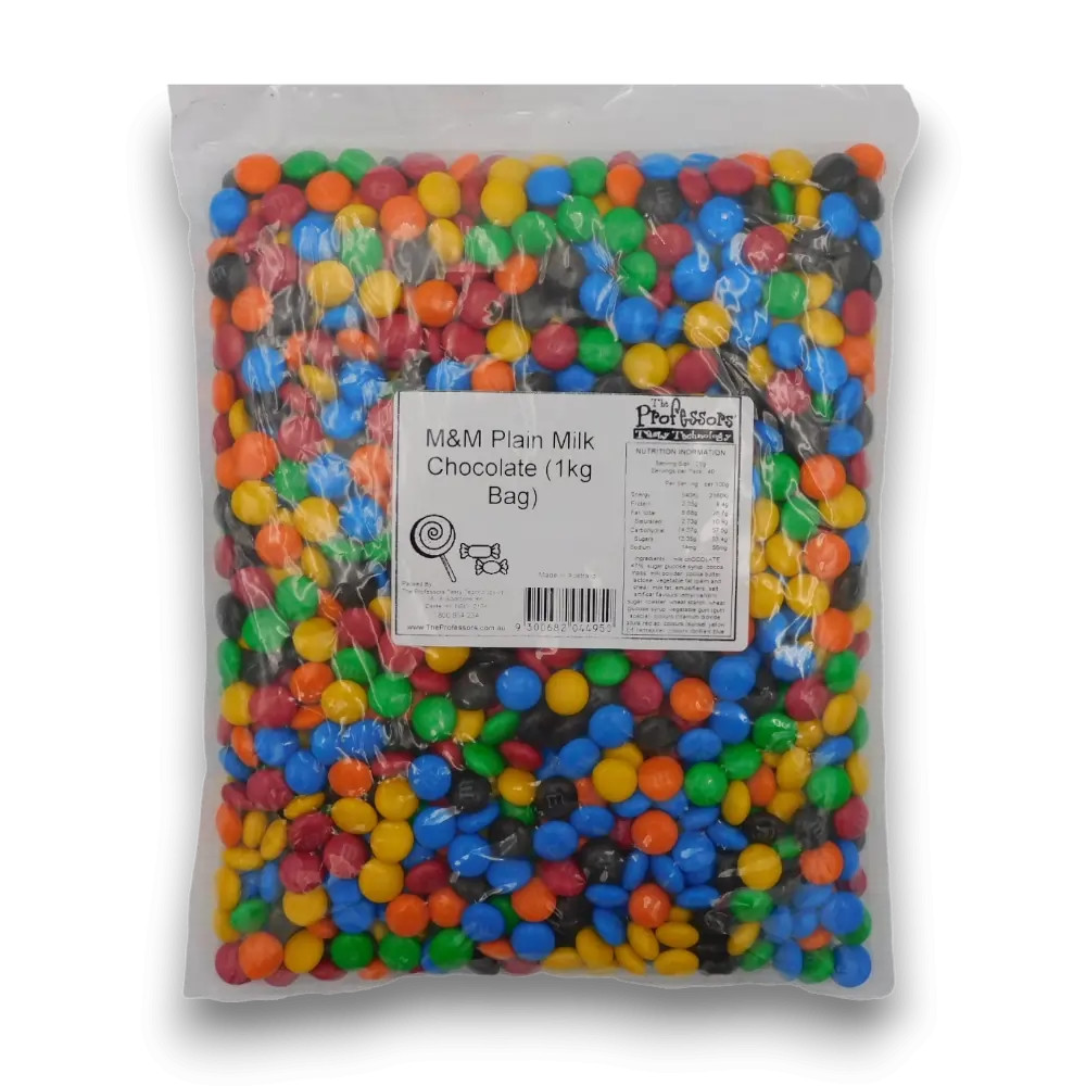 M&Ms - Plain Milk Chocolate (1kg bag) 9300682044950 | eBay Australia