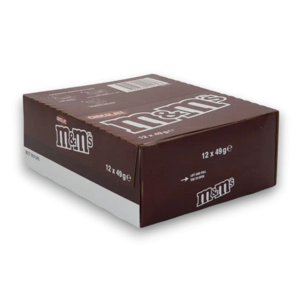 M&M'S Milk Chocolate Snack Size 12 x 49g Bags