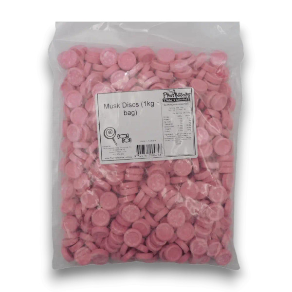Musk Discs - Pink Compressed Candy (1kg) | Buy Online
