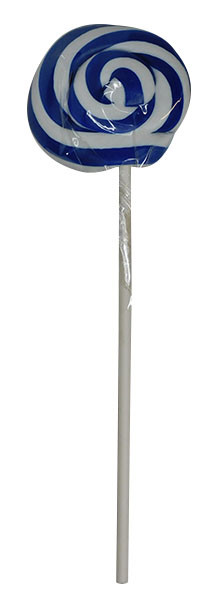Round Dark Blue and White Lollipop online at The Professors Online ...