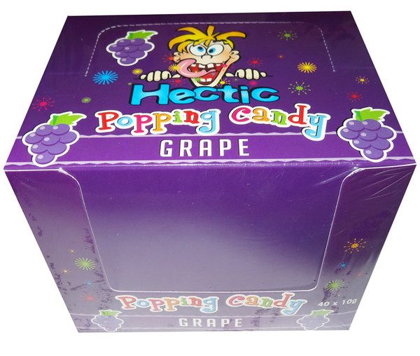 Get Hectic popping candy - Grape at The Professors Online Lolly Shop (5089)