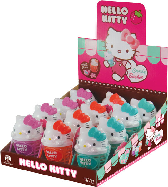 Hello Kitty Candy Baskets - Hard Candy + Toy Ring - purchase at The ...