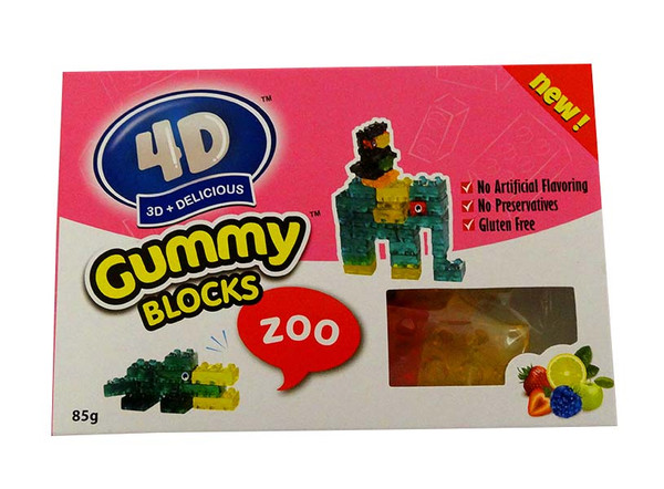 4D Gummy Blocks Box - purchase at The Professors Online Lolly Shop (7247)