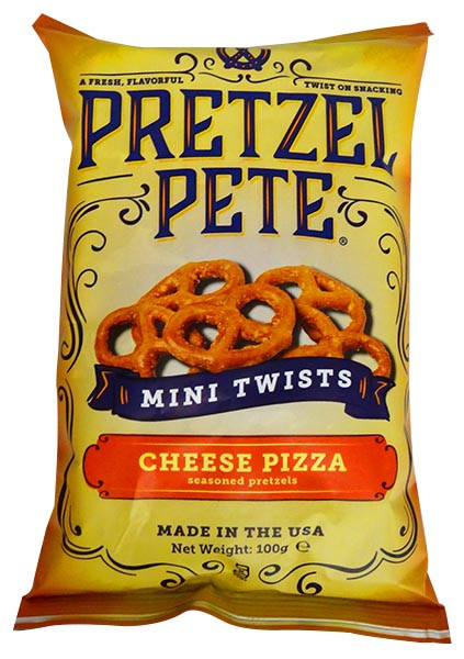 Pretzel Pete - Mini Twists - Cheese Pizza - buy at The Professors ...