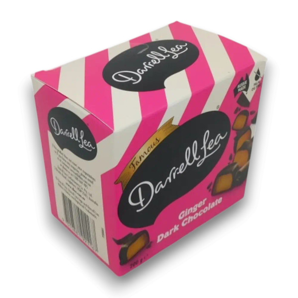 Darrell Lea Dark Chocolate Ginger 200g Gift Box