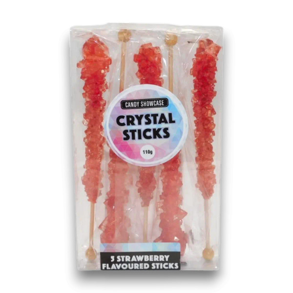 Candy Showcase Red Crystal Sticks (5 x 22g) | Buy Online