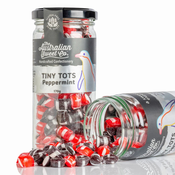 Get Tiny Tots - Peppermint at The Professors Online Lolly Shop (10366)