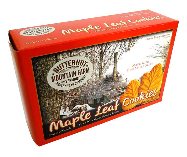 Maple Leaf Cream Cookies - purchase at The Professors Online Lolly Shop ...
