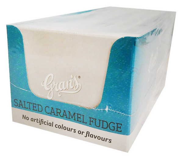 Grans Salted Caramel Fudge - buy at The Professors Online Lolly Shop ...