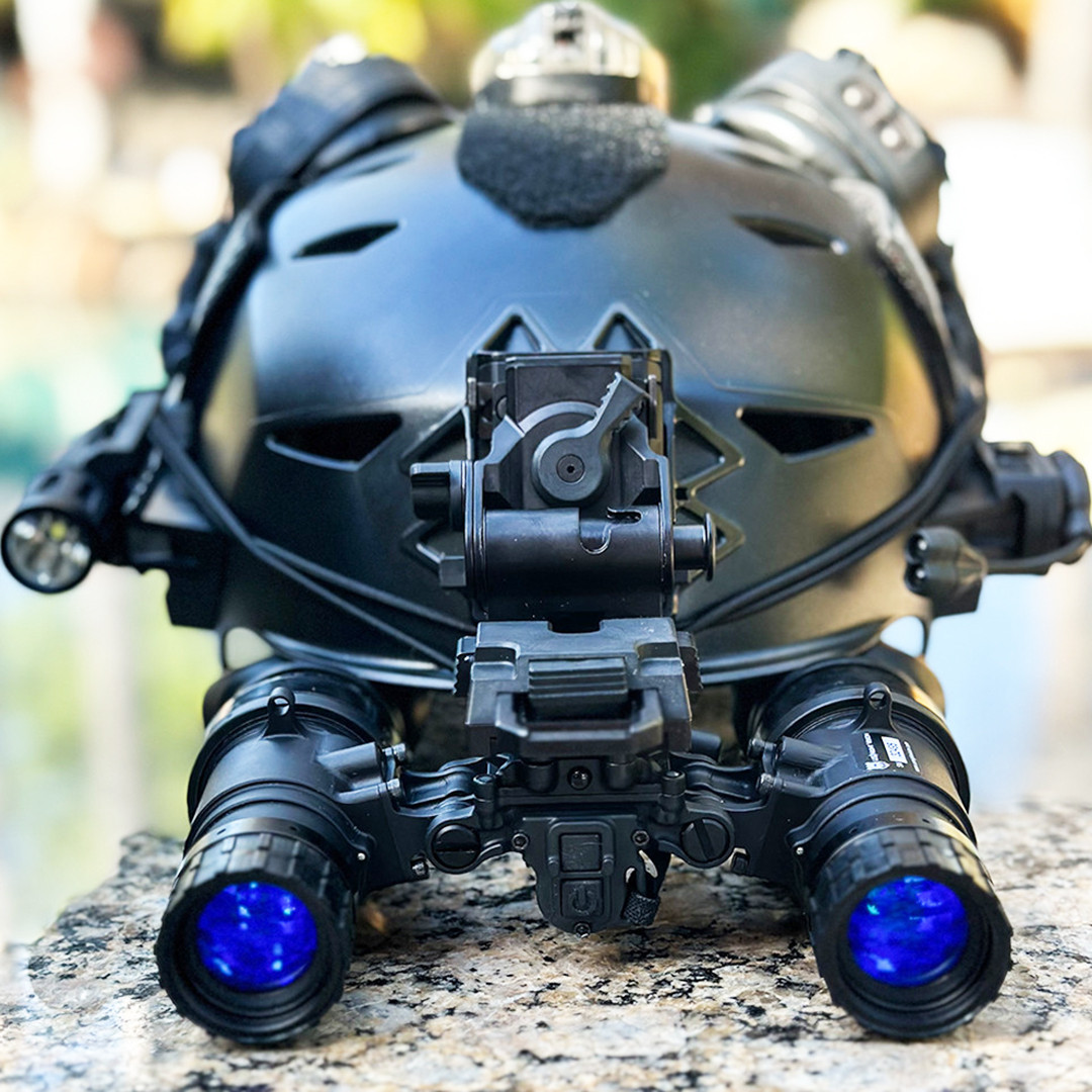 A-RNVG - Gen III White Phosphor Articulating Dual Tube Night Vision Goggle