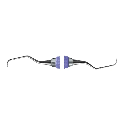 Curette Langer 5/6, Rigid #6 Satin Steel Handle - Dental Brands