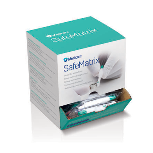 SafeMatrix Single-Use Matrix Bands Narrow 4.5mm (Green), 50/Box ...