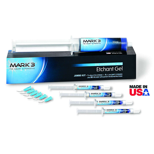 Etchant Gel 37% Jumbo Kit 50ml. Syringe (1x50ml. Syr., 4x1.2ml. Empty ...