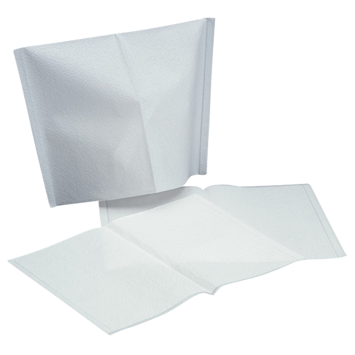Headrest Covers Paper 10"x13" White 500/bx. - Dental Brands