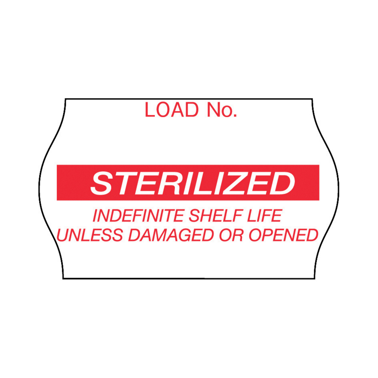 3M Comply Printing Label Sterilized, Red, 12/Ca - Dental Brands
