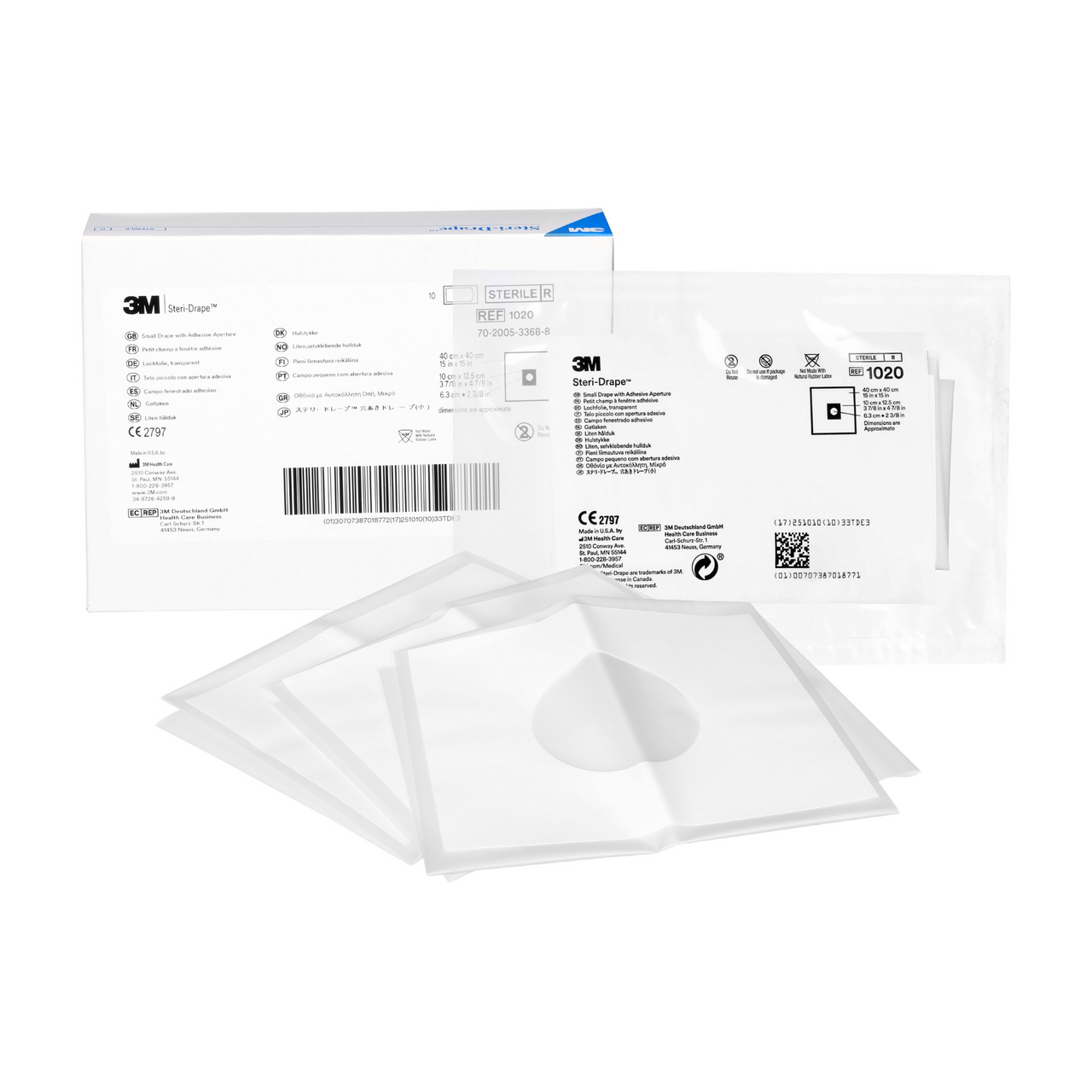 Steri-Drape 15x15" Sterile Surgical Drape Fenestrated - Dental Brands