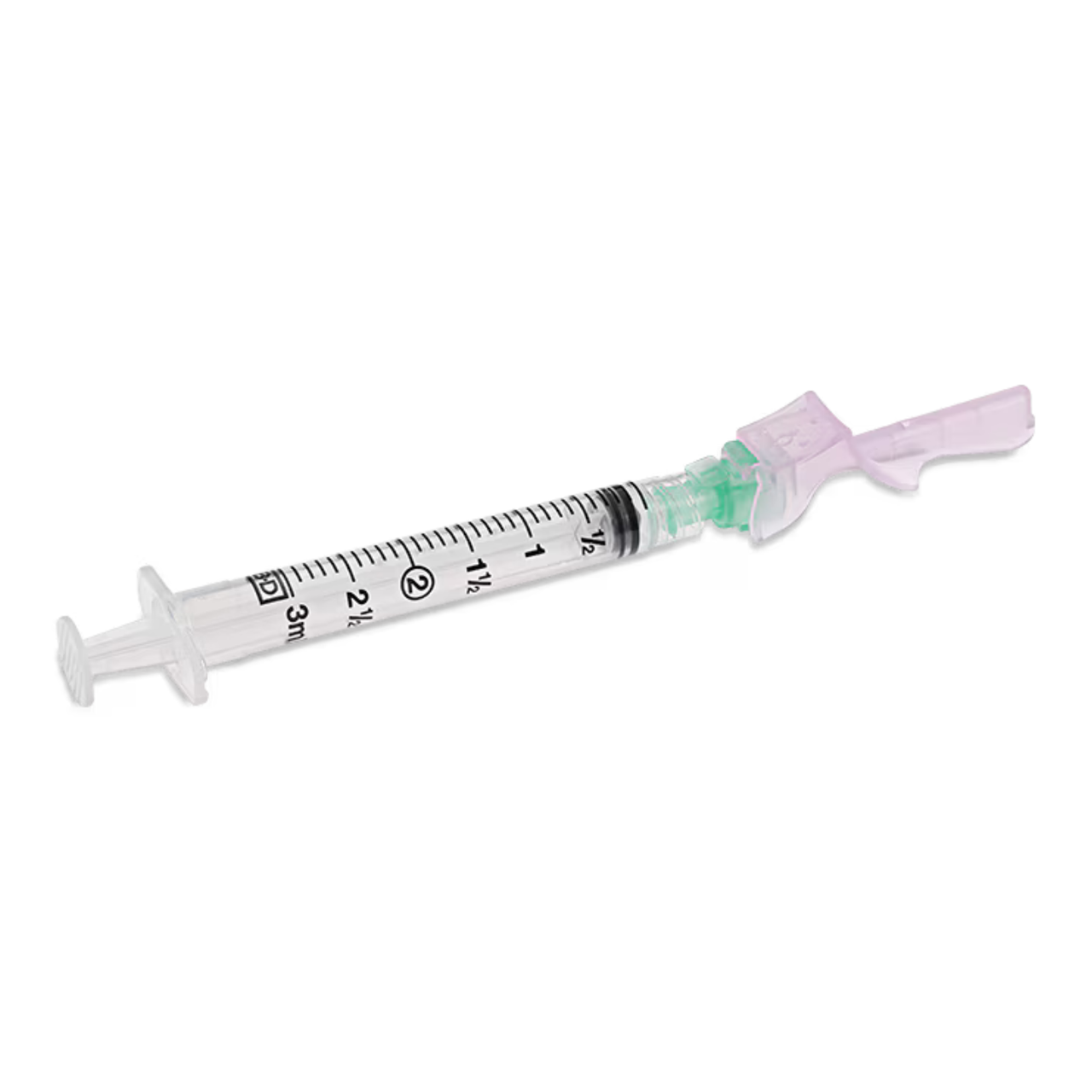 Eclipse Syringe/Needle 3cc 21Gx1" Safety 50/Box - Dental Brands